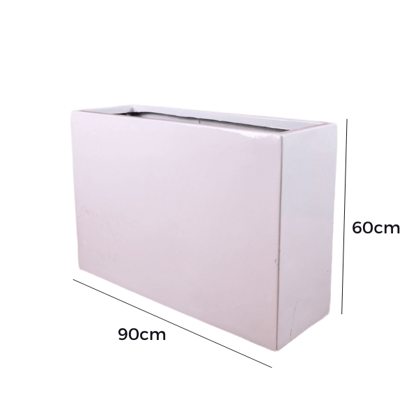 Slim Trough Rectangular Fiberglass Planter | 60cm x 90cm